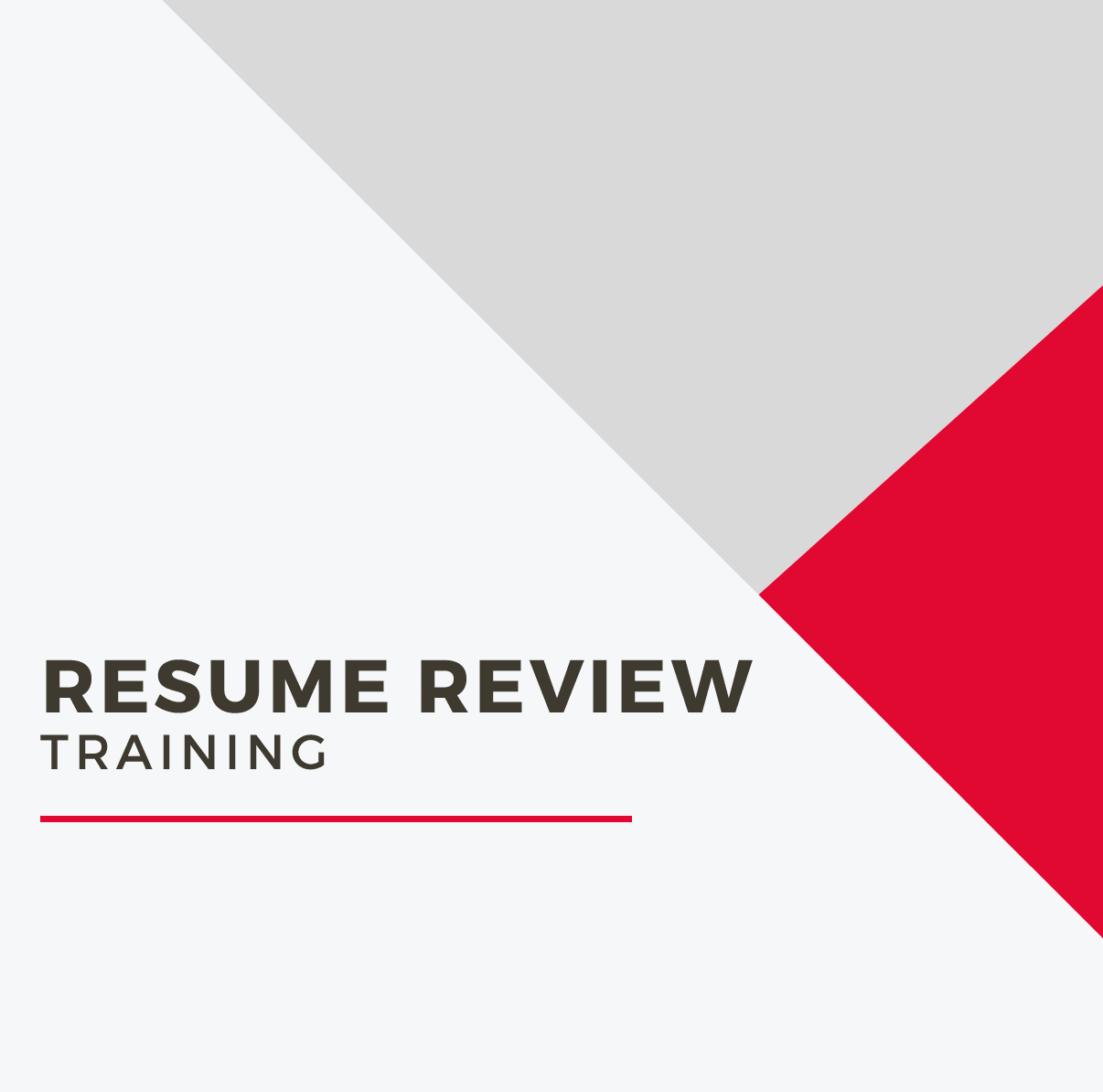 Resume Review Training – Instructional Design by Tori Stege